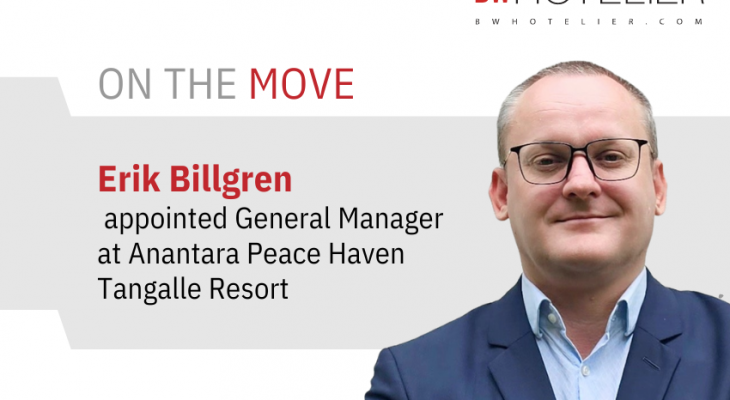 Erik Billgren appointed General Manager of Anantara Peace Haven Tangalle Resort - BW Hotelier